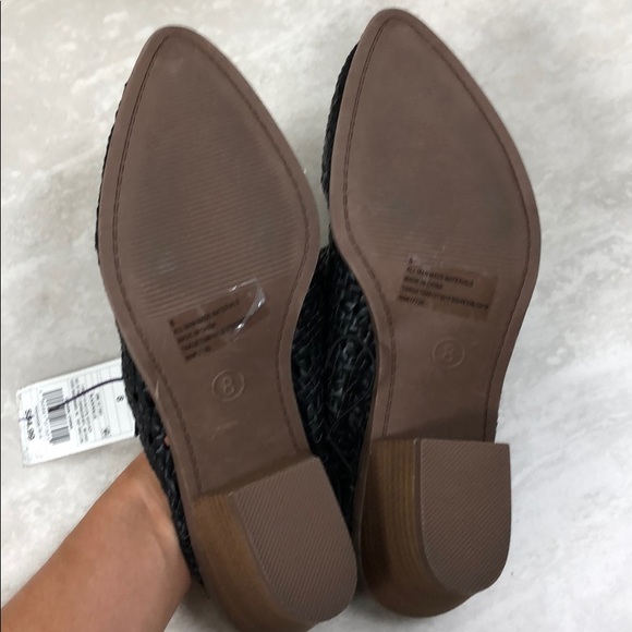 Universal Thread | Shoes | Nwt Black Kallie Woven Heeled Mules | Poshmark